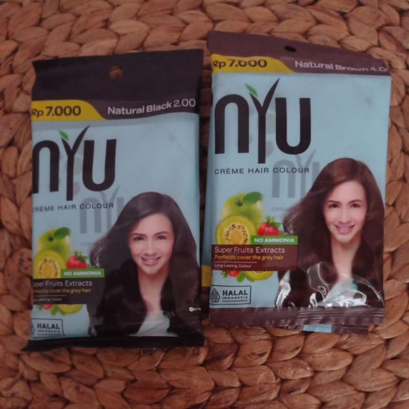 Jual NYU CREME HAIR COLOR SACHET | Shopee Indonesia