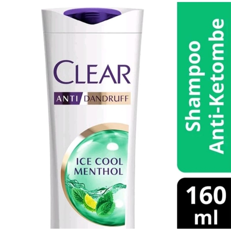 Jual CLEAR SHAMPO ICE COOL MENTHOL 160ML | Shopee Indonesia