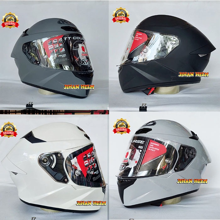Jual HELM KYT TT COURSE FULL FACE SOLID TTC POLOS ORIGINAL TERBARU ...