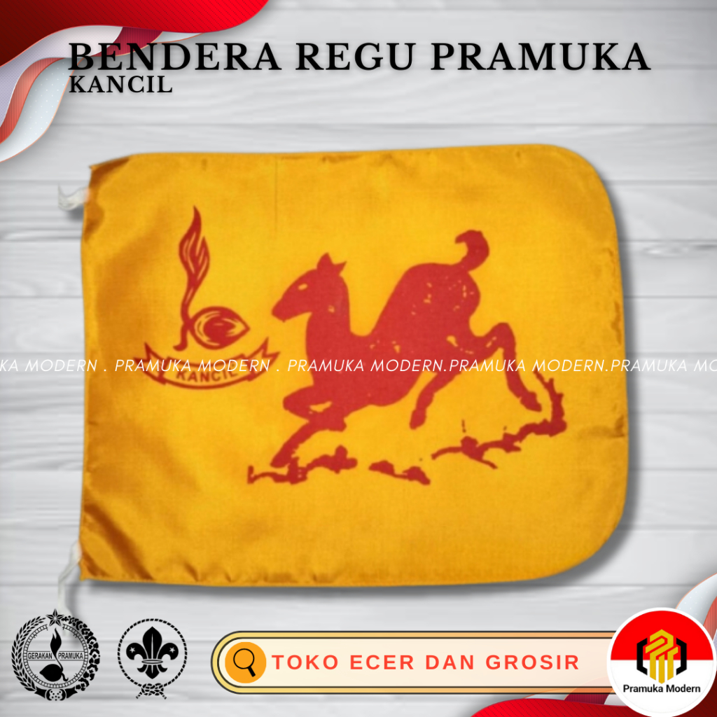 Jual Bendera regu Kancil bendera regu pramuka putra kancil (bijian ...