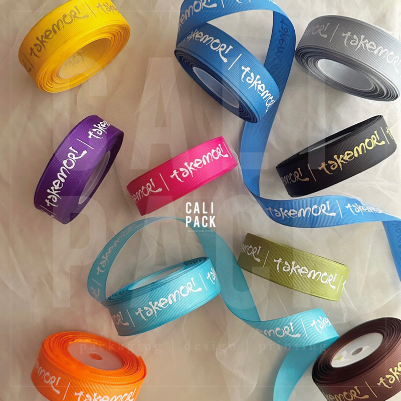 Jual [CUSTOM] Sablon Pita GROSGRAIN | Custom Pita Kemasan Satin ...