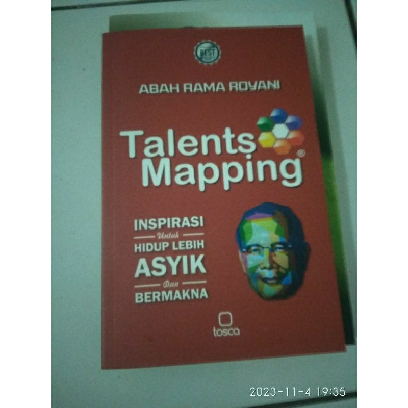 Jual ORIGINAL TALENT MAPPING Inspirasi untuk Hidup Lebih Asyik Dan Bermakna Abah Rama Royani ...