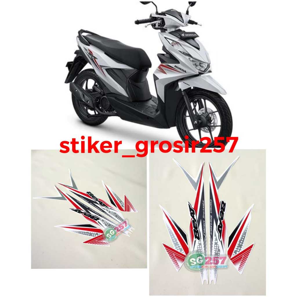 Jual STIKER STRIPING LIS LES BODY HONDA BEAT FI ESP CBS TAHUN 2020 2021 ...