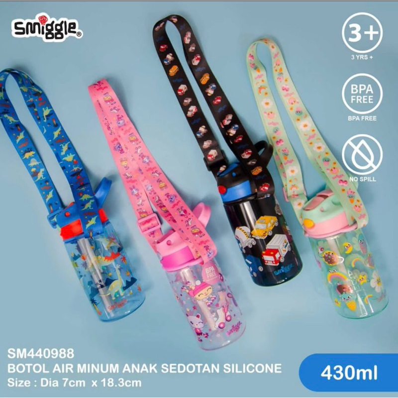 Jual Smiggle 430 ML tali panjang dan Box | Shopee Indonesia