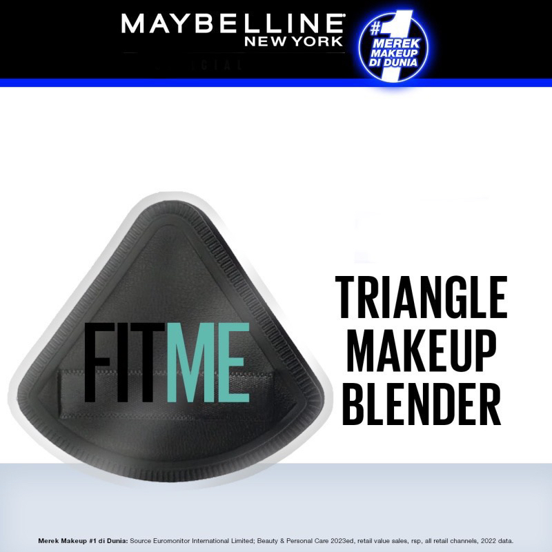 Jual Maybelline Triangle Makeup Blender (puff/spon) | Shopee Indonesia