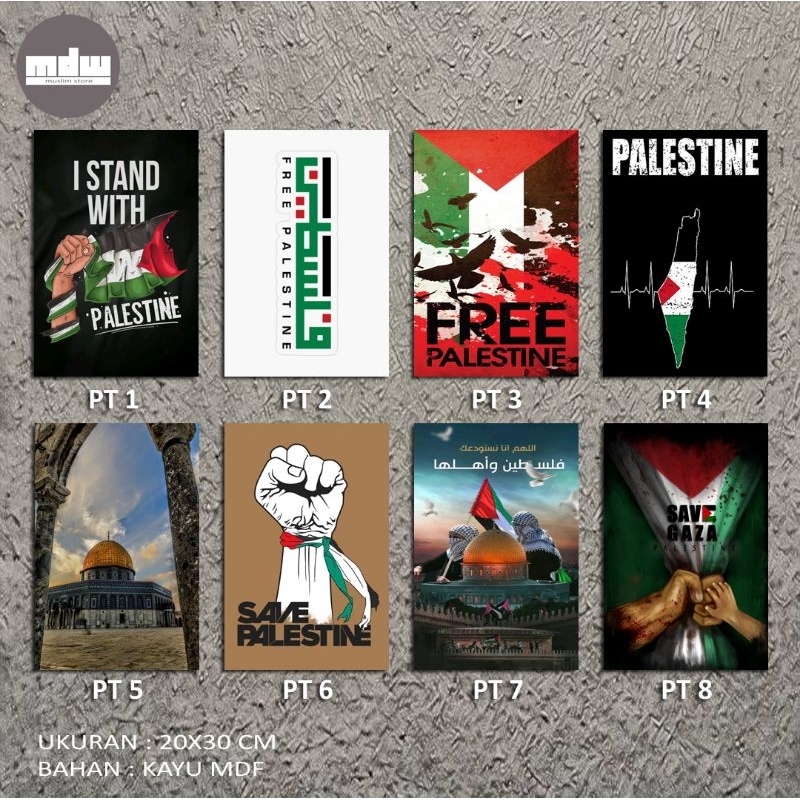 Jual PAJANGAN DINDING - HIASAN DINDING - WALL DECOR - POSTER PALESTINA ...
