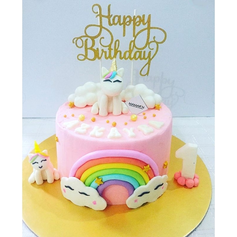Jual Cake Ulang Tahun Kuda Ponny Cake Ultah Unicorn Cake Ultah Karakter ...