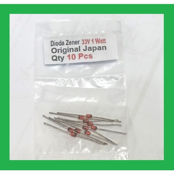 Jual Qty 10 Pcs Dioda Zener 33V 1 Watt Original Japan | Shopee Indonesia