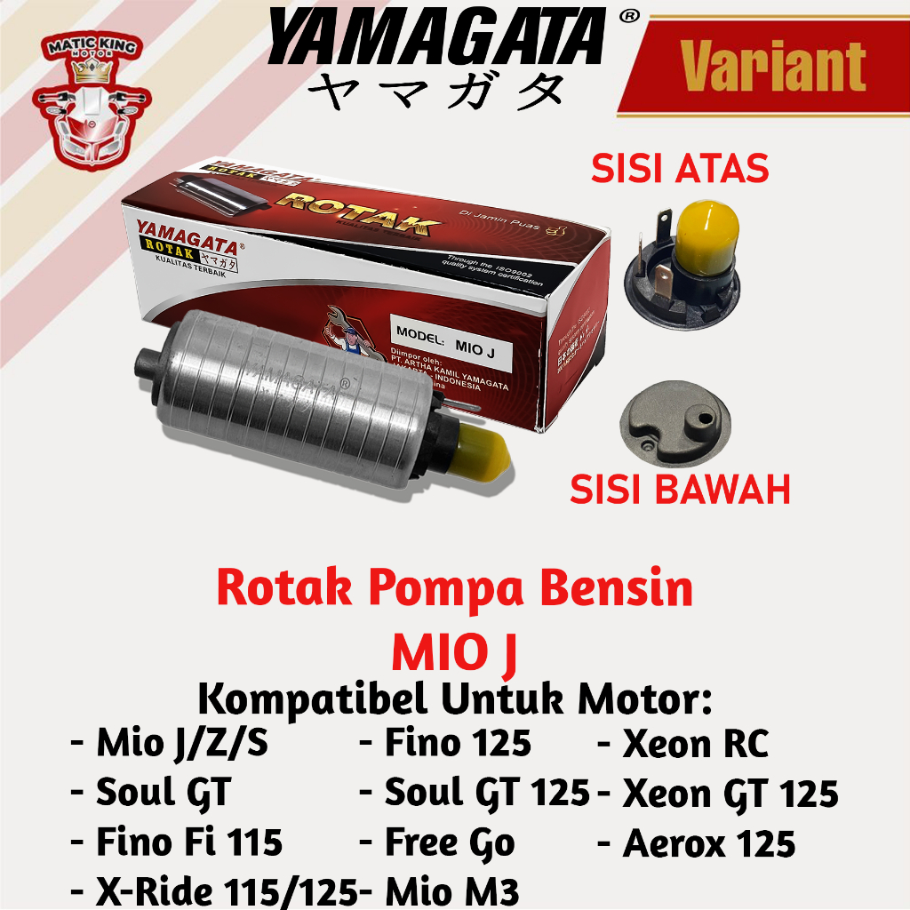 Jual Rotak Fuel Pump Pompa Bensin Yamaha Mio J M3 Fino Xride Soul GT Xeon FreeGo Aerox Fi RC 115 ...