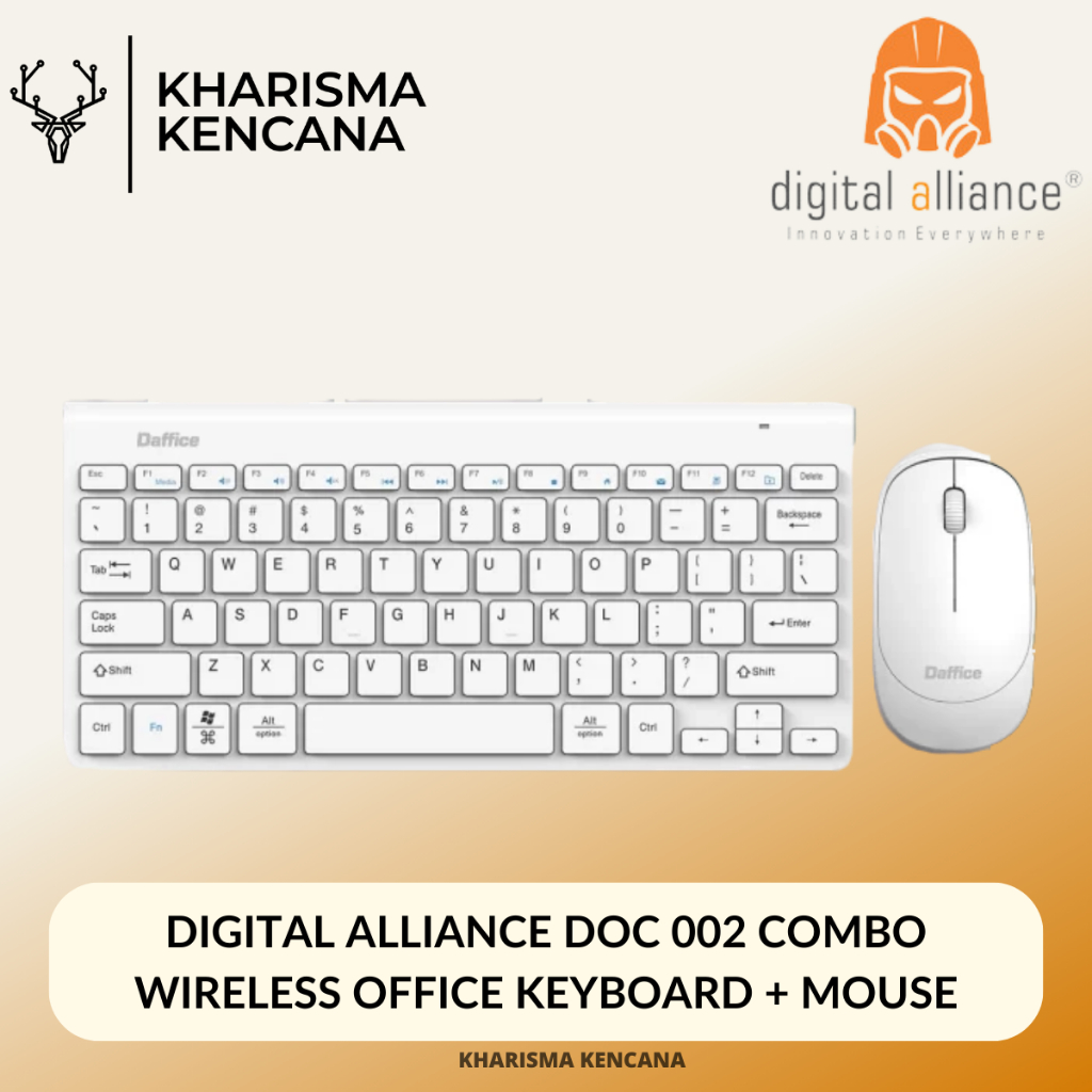 Jual DIGITAL ALLIANCE DOC 002 COMBO WIRELESS OFFICE KEYBOARD + MOUSE ...