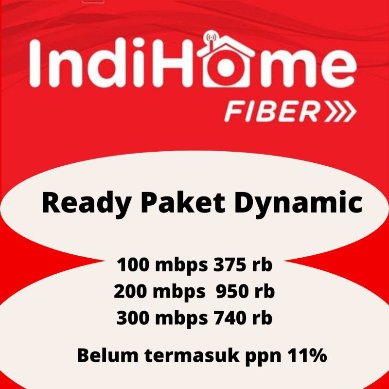 Jual MIGRASI 100-300 MBPS PAKET DINAMIK INDIHOME | Shopee Indonesia