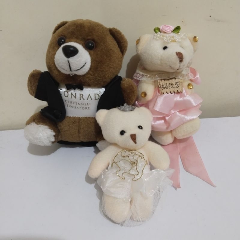 Jual Boneka Teddy Bear Set (Second/Preloved) | Shopee Indonesia