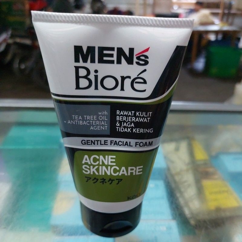 Jual BIORE MEN'S ACNE SKIN CARE 100GR | Shopee Indonesia