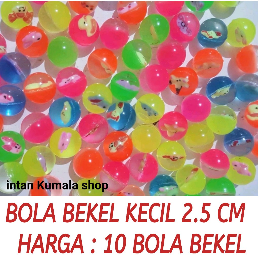 Jual 10 BOLA BEKEL MAINAN ANAK UKURAN 25 MM | Shopee Indonesia