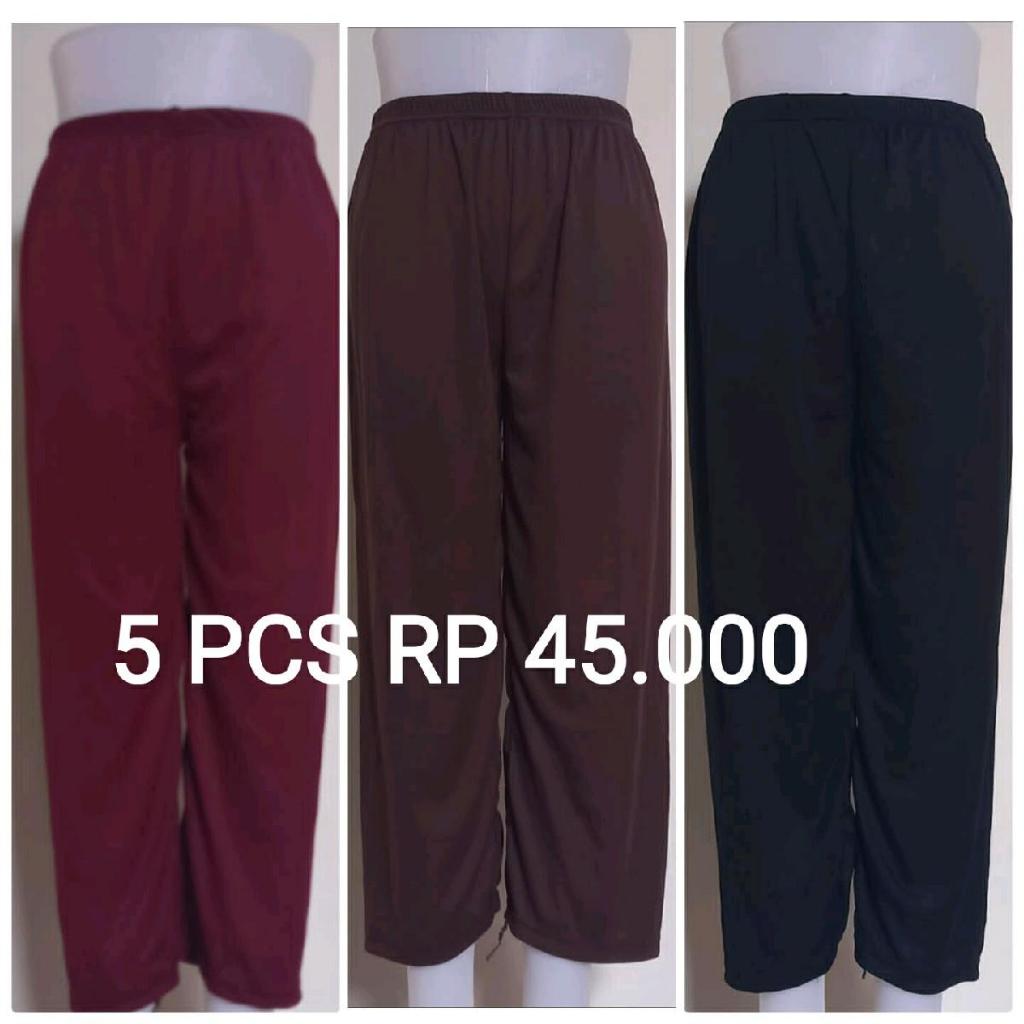 Jual Paket 5 pcs Celana shot panjang polos wanita celana leging daleman ...