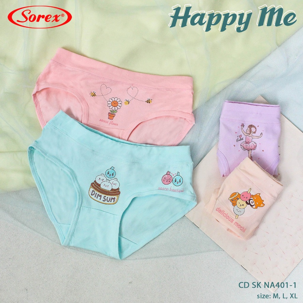 Jual Isi 6 CD Sorex Kids NA 401 Super Soft Girl Celana Dalam Anak Sorex Cewek Lembut | Shopee ...