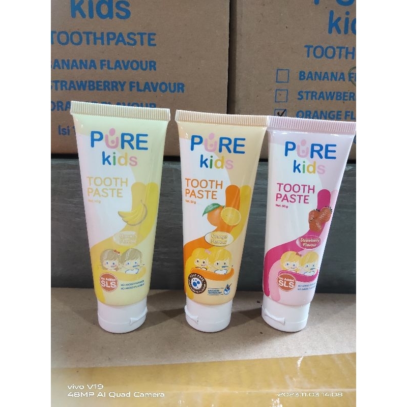 Jual Pure kids toothpaste 50gr | Shopee Indonesia
