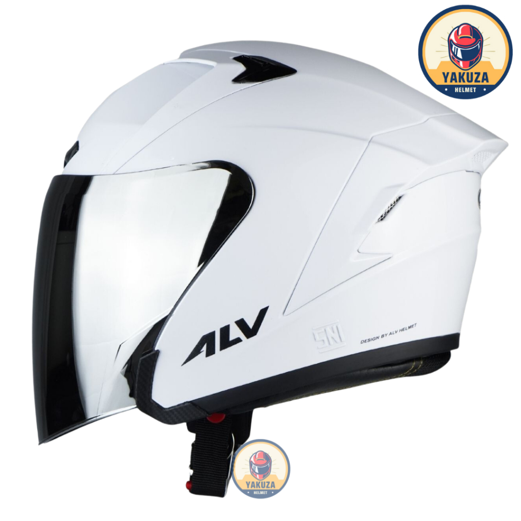 Jual ALV ULTRON PRO HELM HALF FACE SOLID STANDART SNI | Shopee Indonesia