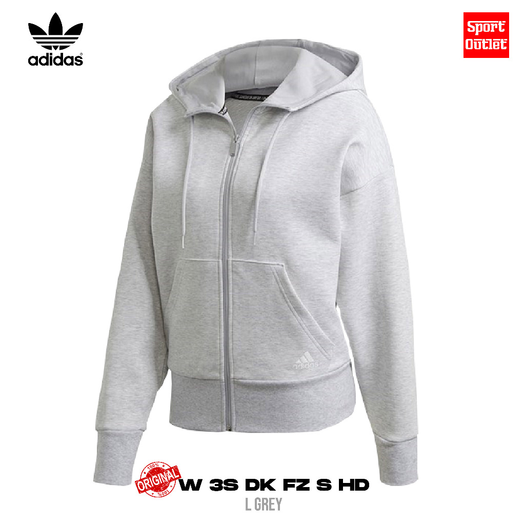 Jual JAKET ADIDAS W 3S DK FZ S HD - GC6940 | Shopee Indonesia