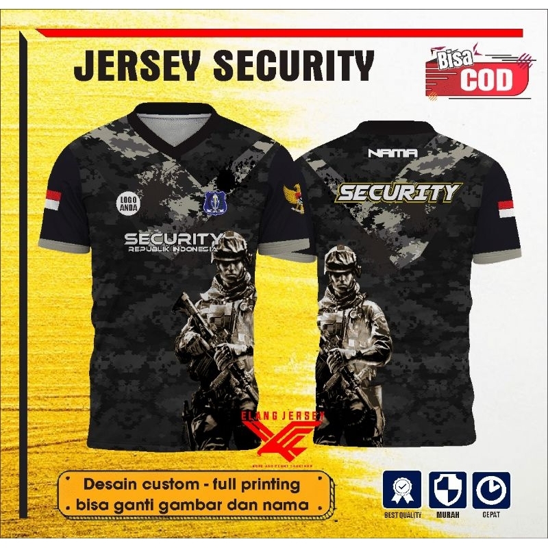 Jual JERSEY SECURITY CUSTOM | Shopee Indonesia