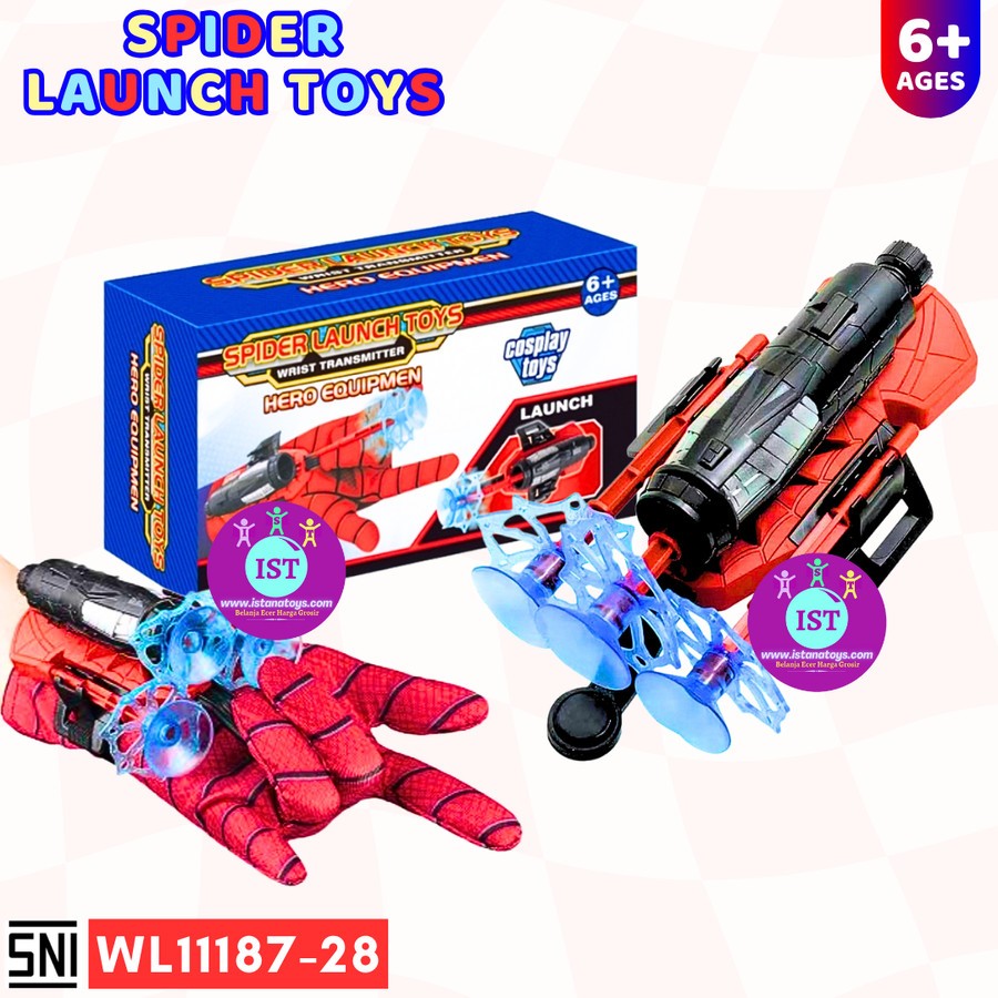 Jual mainan spiderman - mainan spiderman anak - mainan jaring spiderman ...