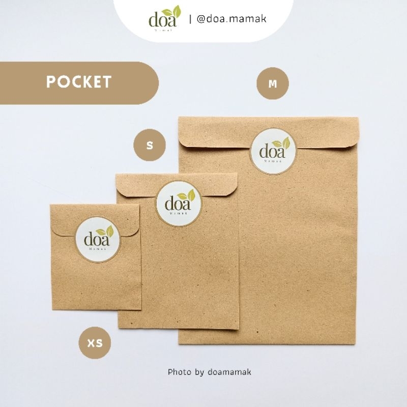Jual POCKET S, paper craft packaging, Sachet packaging | Shopee Indonesia