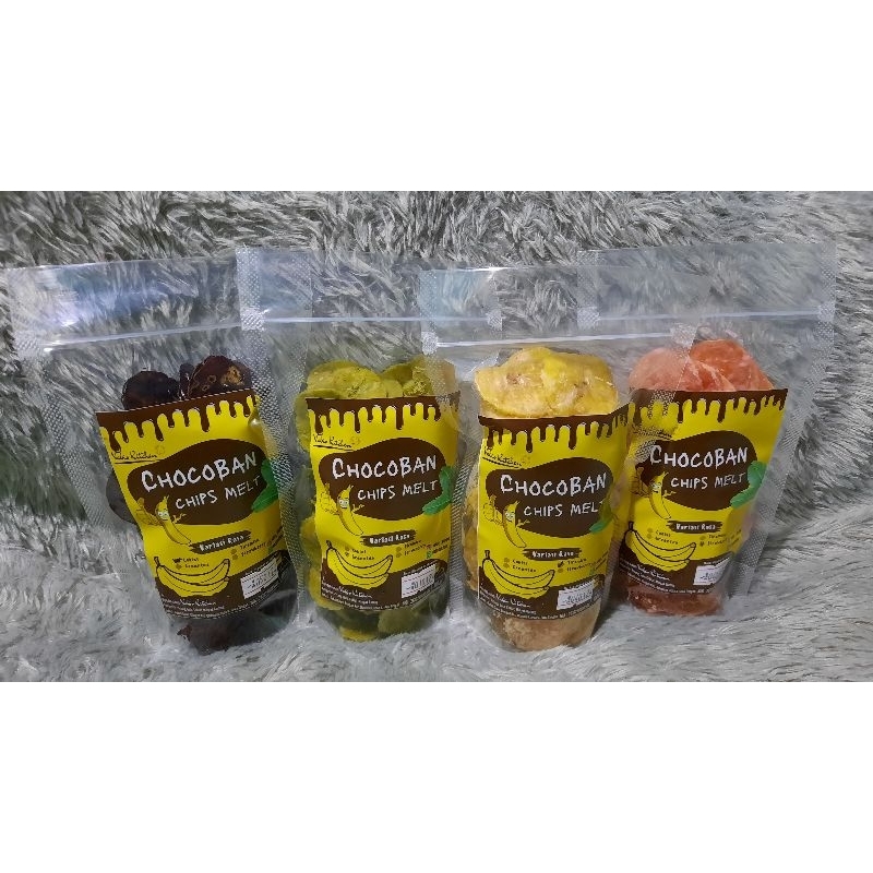 Jual Keripik Pisang Coklat Lumer (Chocoban Chips Melt) | Shopee Indonesia