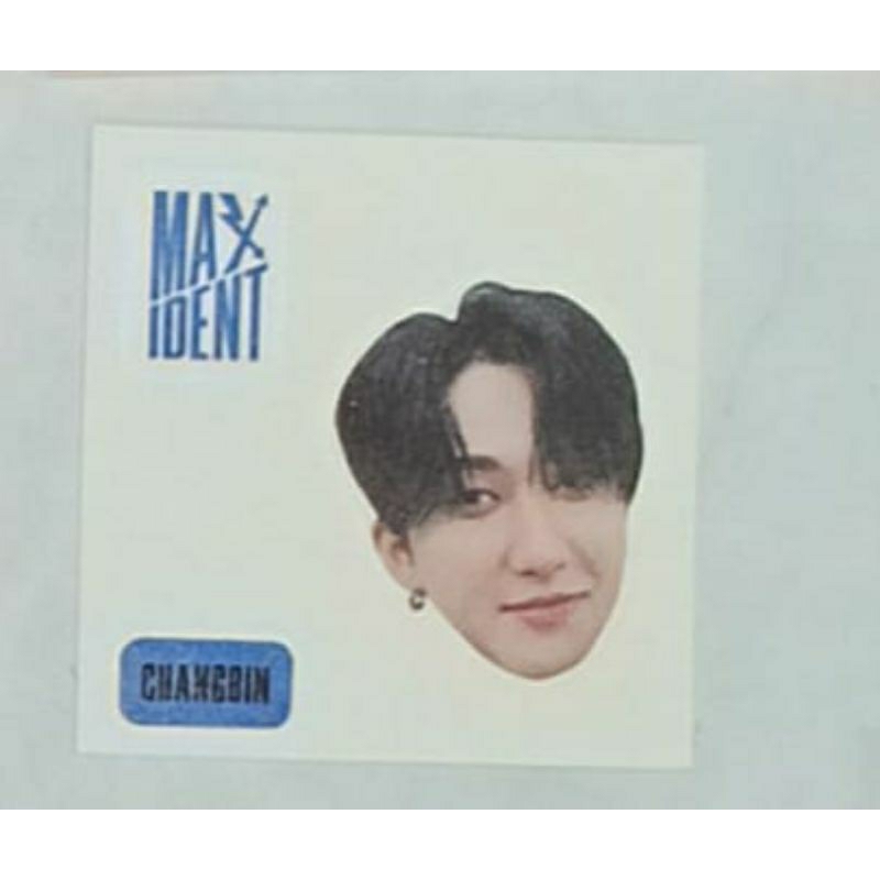 Jual Face Sticker Official Changbin Maxident skz stray kids | Shopee ...