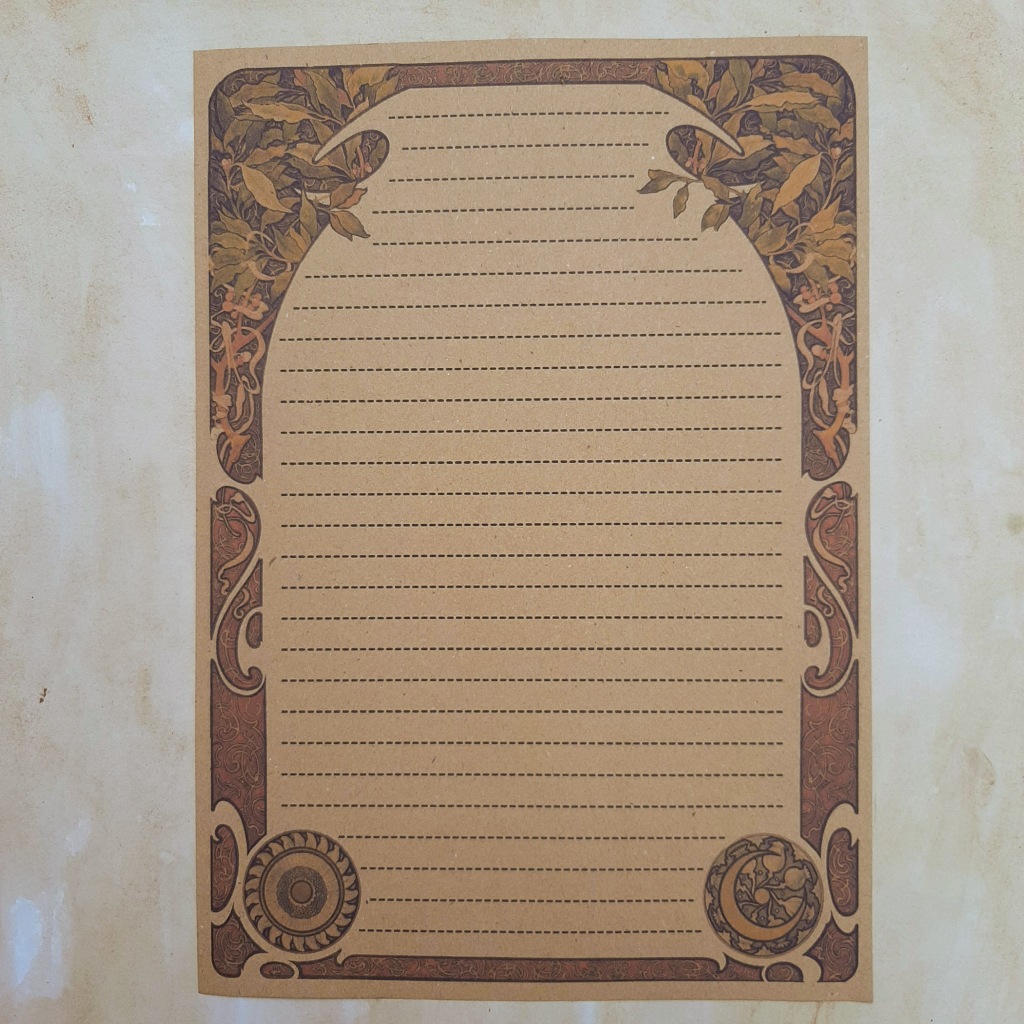 Jual KERTAS SURAT VINTAGE - KERTAS SAMSON - BORDER SURAT KRAFT - 150 ...