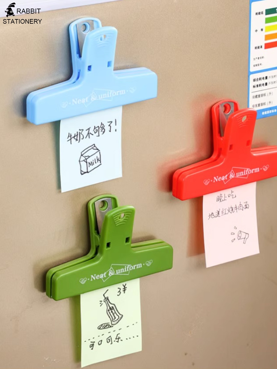 Jual Klip Kertas Klip Binder Magnet / Colorful Magnetic Paper Clip Cute ...