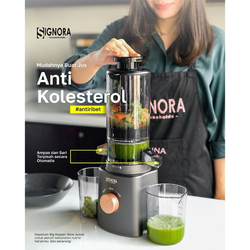 Jual Signora Big Hooper Slow Juicer Signora Blender Signora household ...