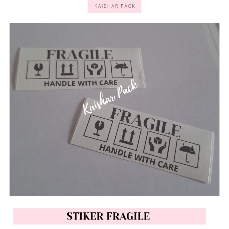 Jual KAISHAR - LAKBAN FRAGILE DAN UNBOXING DAN STIKER FRAGILE BERMACAM ...