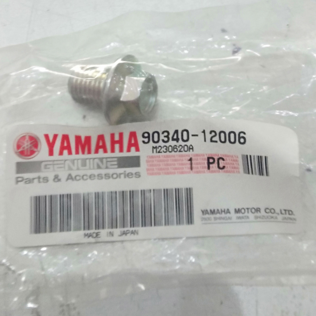 Jual PLUG, STRAIGHT SCREW / BAUT TAP OLI MESIN - RXZ ( 90340-12006 ...