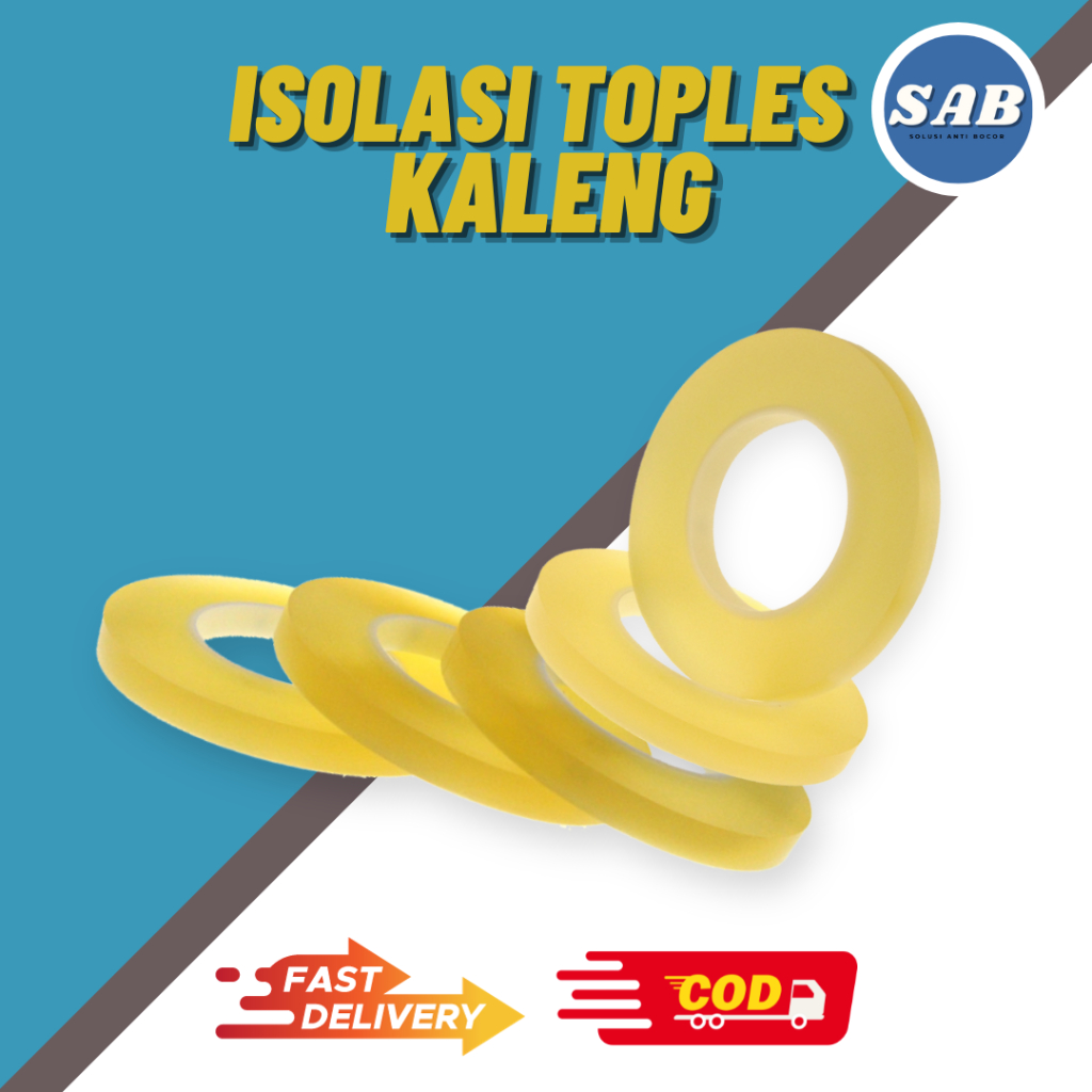 Jual Isolasi Toples Kaleng Kue Lebaran Isolasi Food Grade Selotip Tape ...