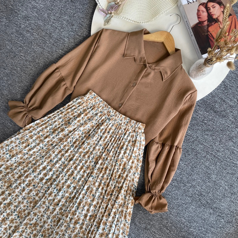 Jual Vienetta id - SETELAN ROK WANITA KEKINIAN ONE SET ROK LUCU KOREAN ...