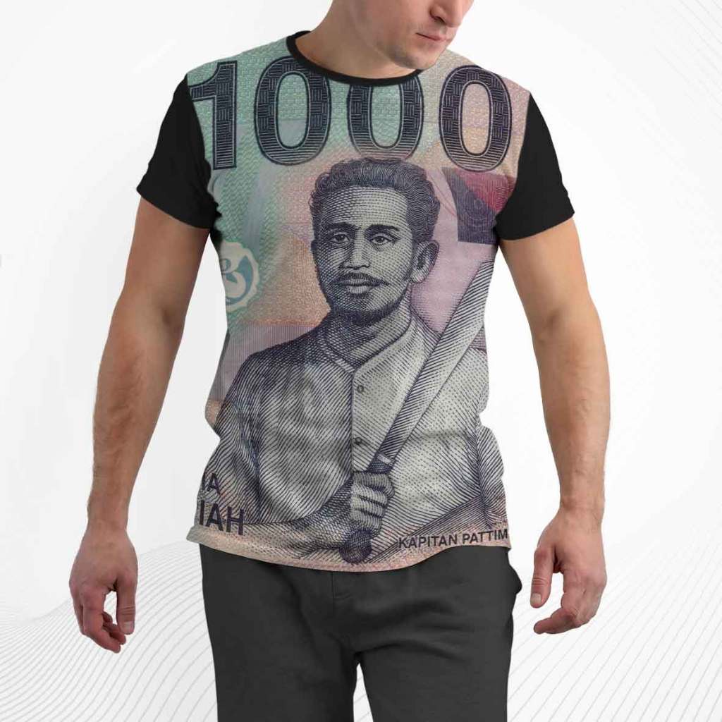 Jual KAOS FULL PRINT SECENG PATTIMURA DISTRO MOTIF UANG SERIBU ...