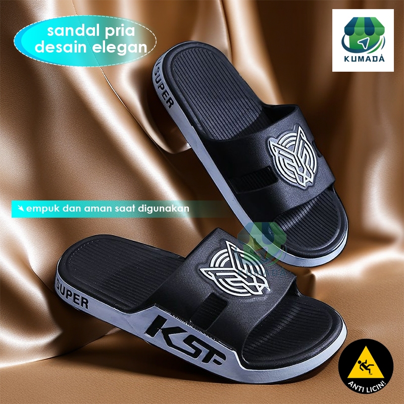Jual Sandal Pria Pola Harimau Sandal Modis Pantai Luar Ruangan Sandal ...