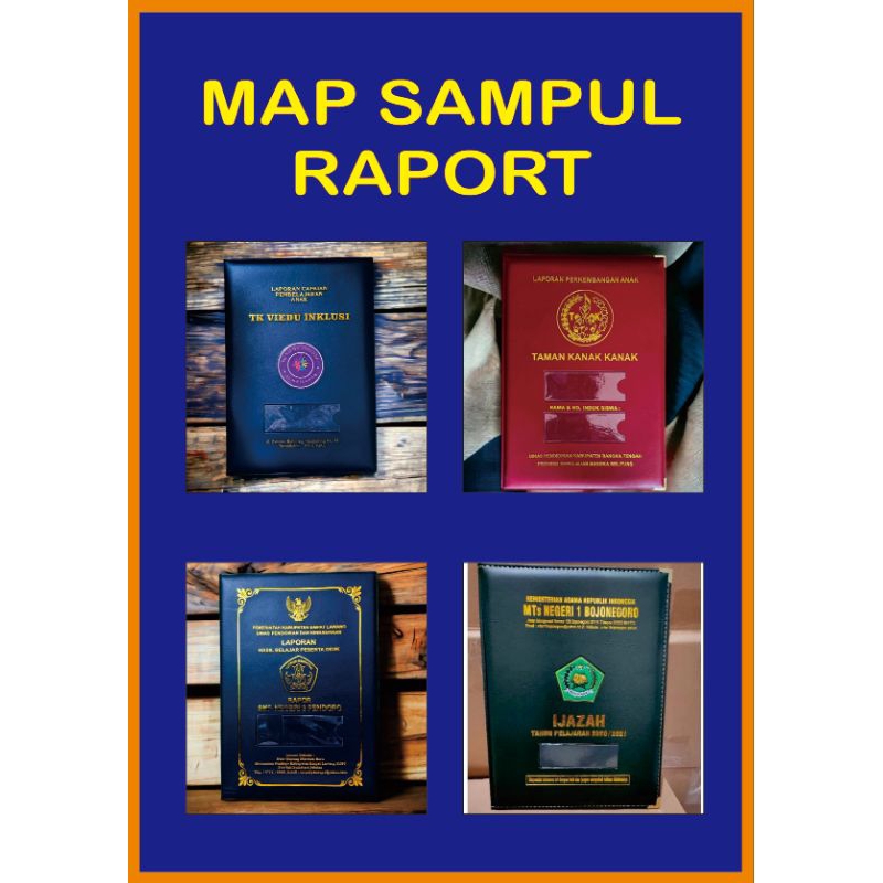 Jual MAP RAPORT. MAP RAPORT K13. FOIL EMBOS. RAPORT TK/SD/SMP/MTs/SMA ...