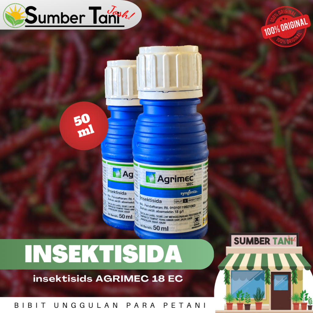 Jual INSEKTISIDA AGRIMEC 18 EC SYNGENTA KEMASAN 50 ML | Shopee Indonesia