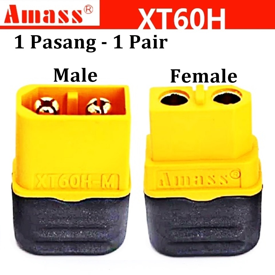 Jual Connector Konektor XT60 AMASS untuk Baterai Plug ESC RC Hobby | Shopee Indonesia