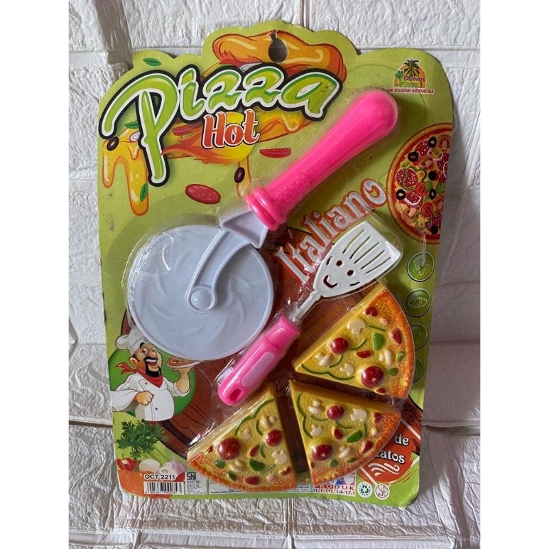 Jual MAINAN ANAK PIZZA POTONG FREE ALAT POTONG MURAH | Shopee Indonesia