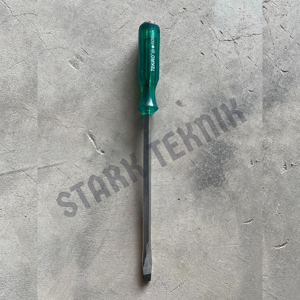 Jual Obeng Ketok Tekiro 8" (-) 8x200mm Obeng Getok Tembus | Shopee ...