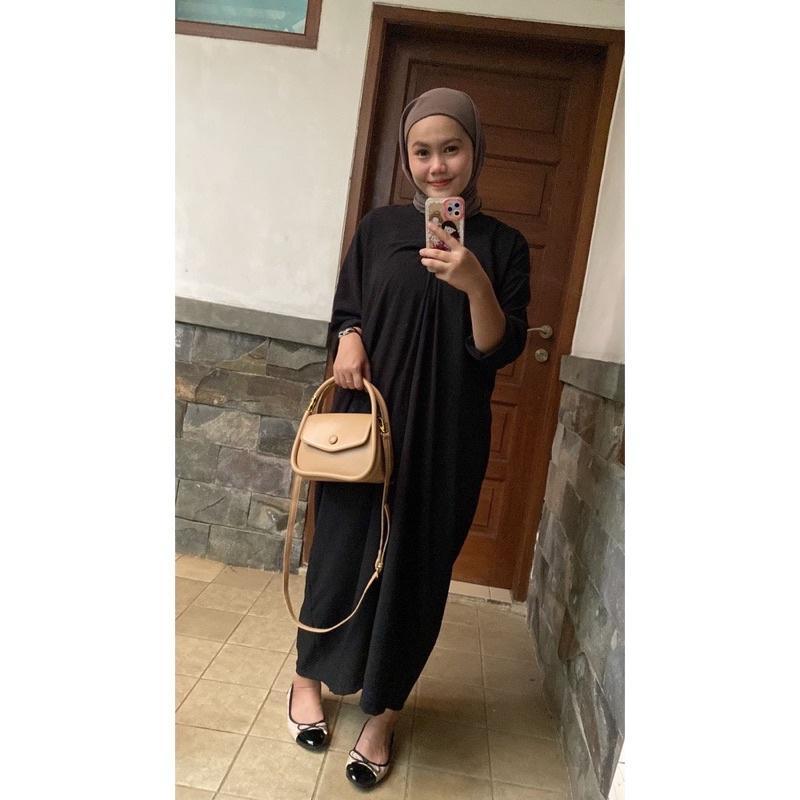 Jual Daisha Kaftan Dress Polos Wolfis Premium | Shopee Indonesia