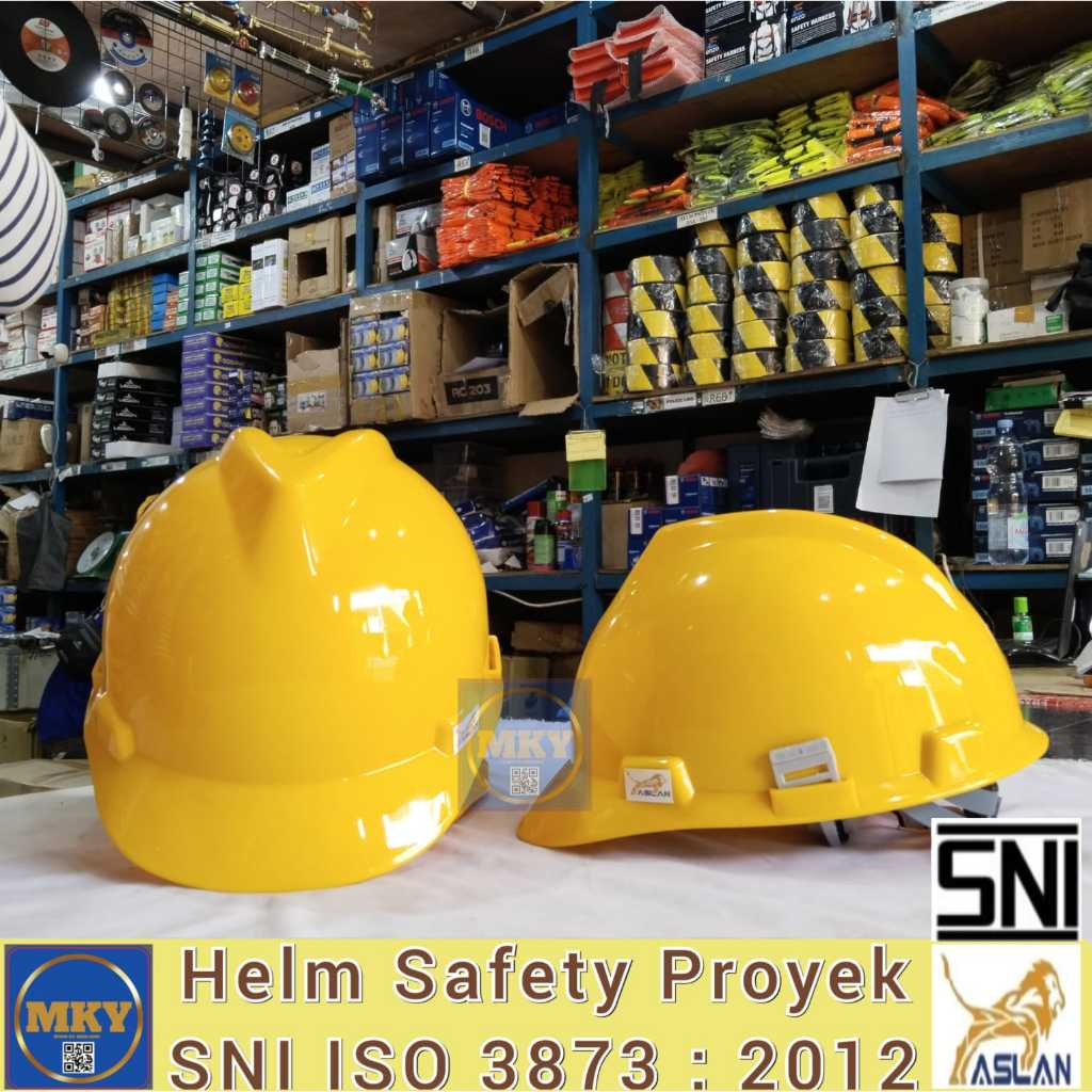 Jual Aslan Safety Helmet Proyek Set Inner Sliding dan Tali Dagu Set ...