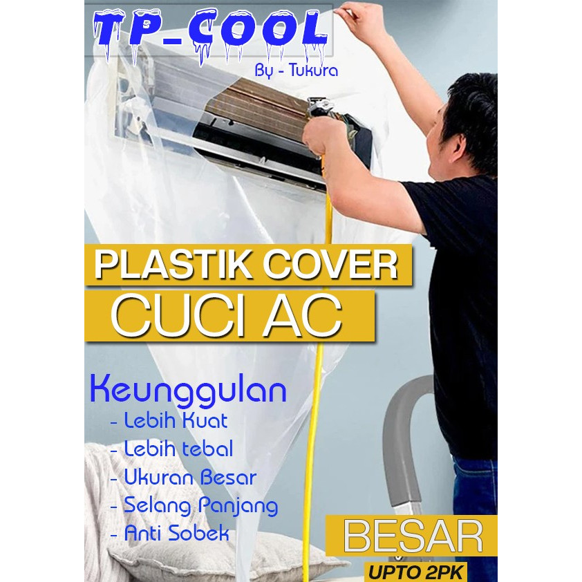 Jual Plastik Cuci AC Cover untuk cuci AC / Cover AC - Tebal | Shopee ...