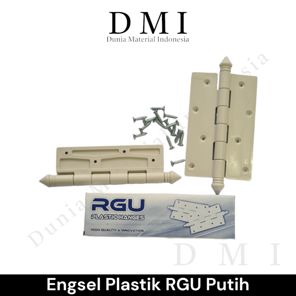 Jual Engsel Plastik PVC Putih RGU | Engsel Pintu Kamar Mandi | (1PSG ...