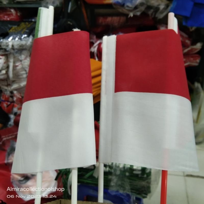 Jual bendera Indonesia bendera tangan bendera stik 5 pcs | Shopee Indonesia