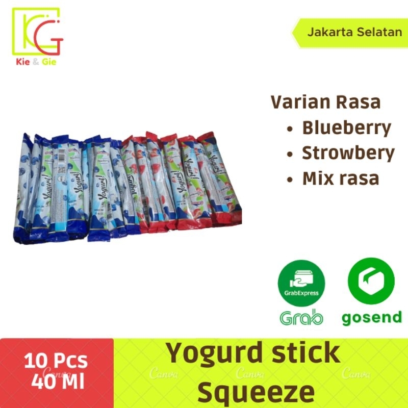 Jual CIMORY Yogurt Stick Squeeze 40 ml ( 10 pcs ) | Shopee Indonesia