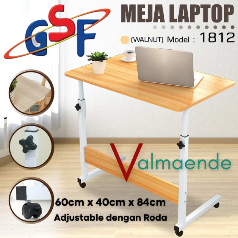 Jual MEJA LAPTOP Meja Lipat Portable Meja Belajar 60 x 40 x 84cm ...