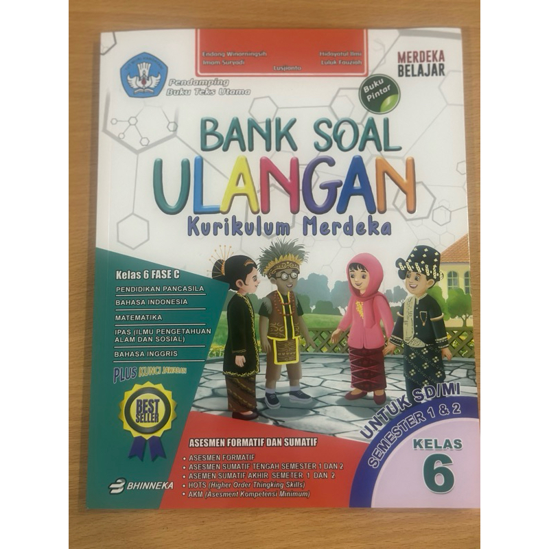 Jual BANK SOAL ULANGAN KURIKULUM MERDEKA KELAS 1-6 SD (FREE KUNCI JAWABAN) | Shopee Indonesia